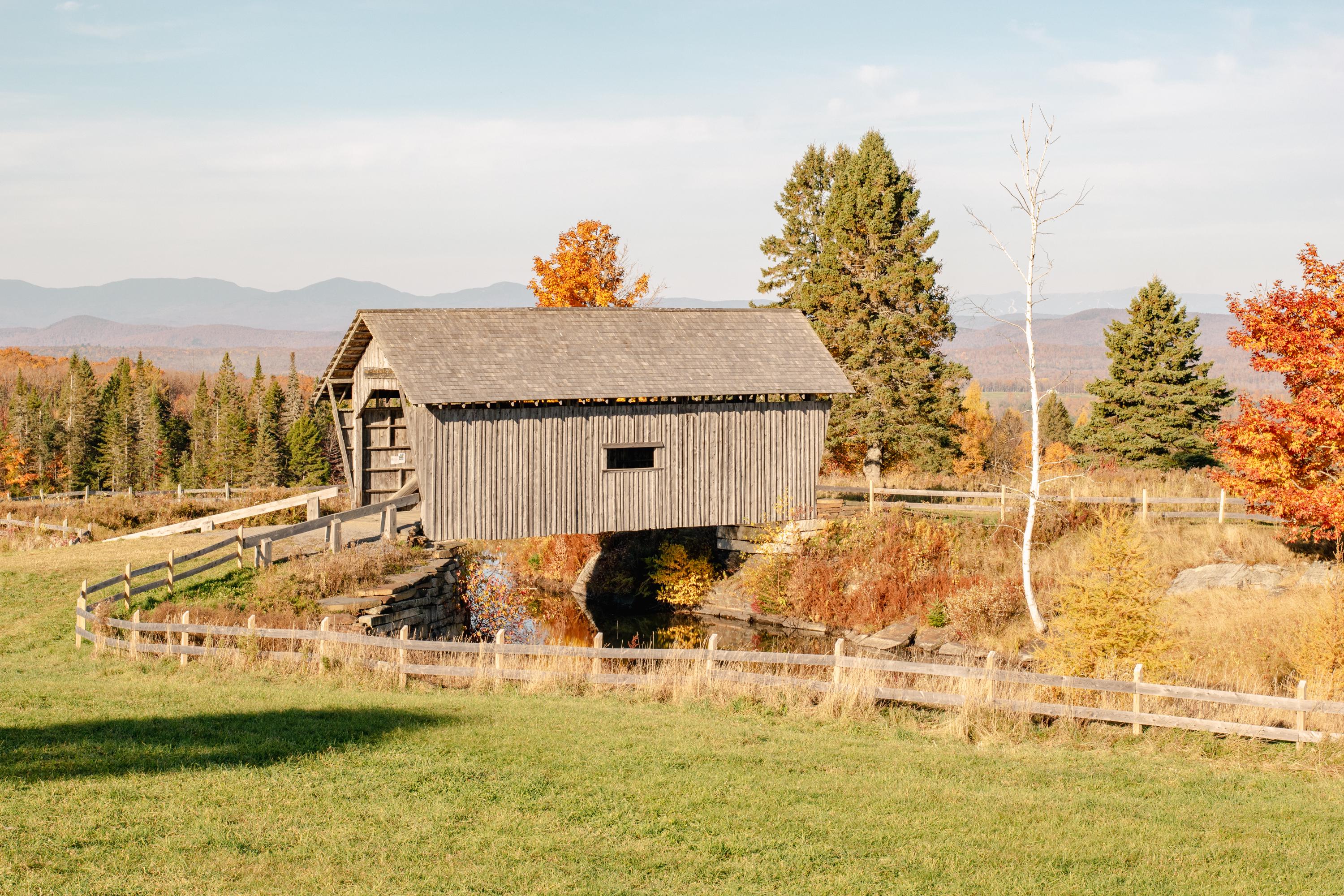 Covered Bridge- Postcard- Notecard- Photography- Fall Photography ...