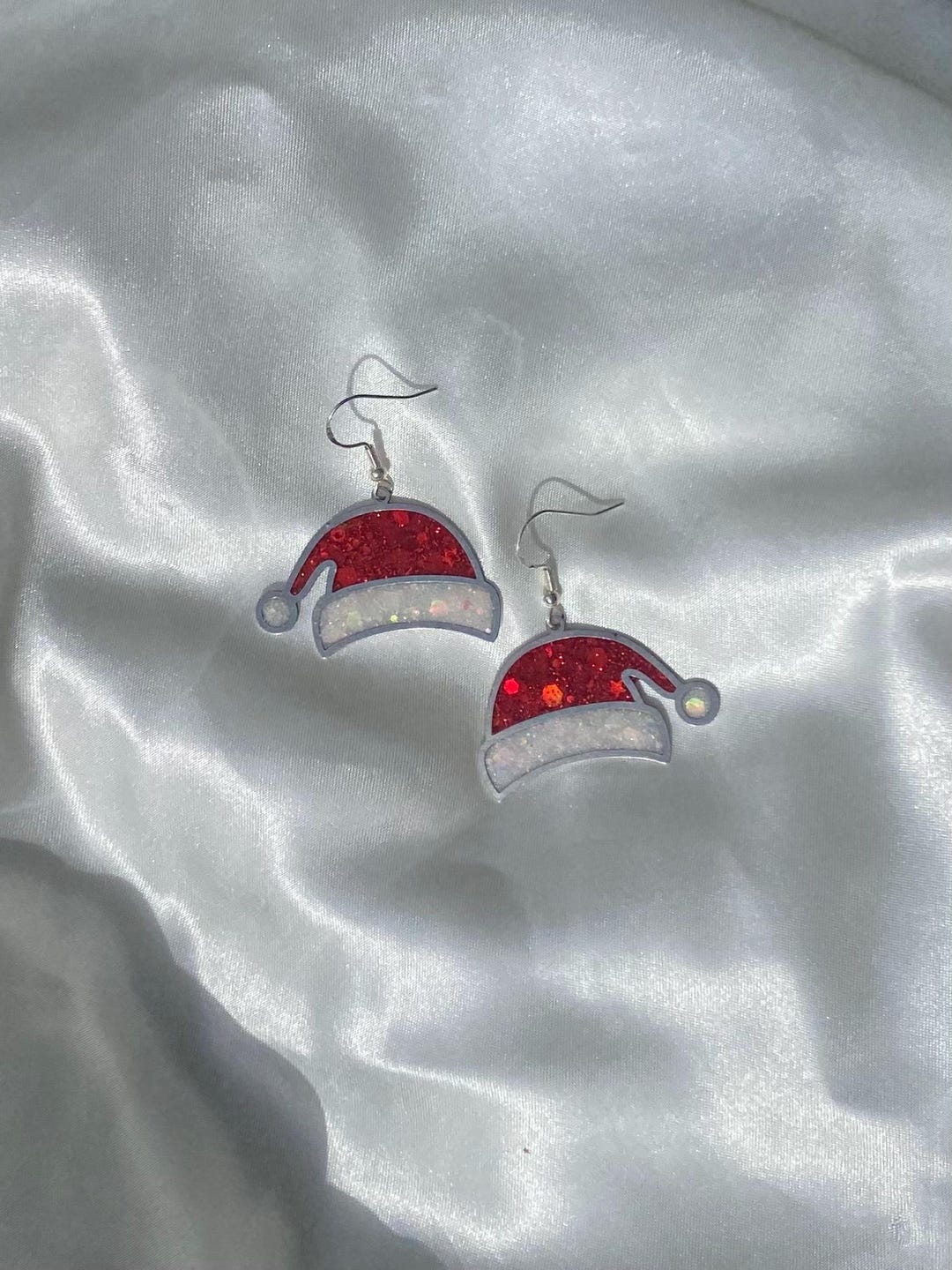 Red and White Santa Hats - Etsy