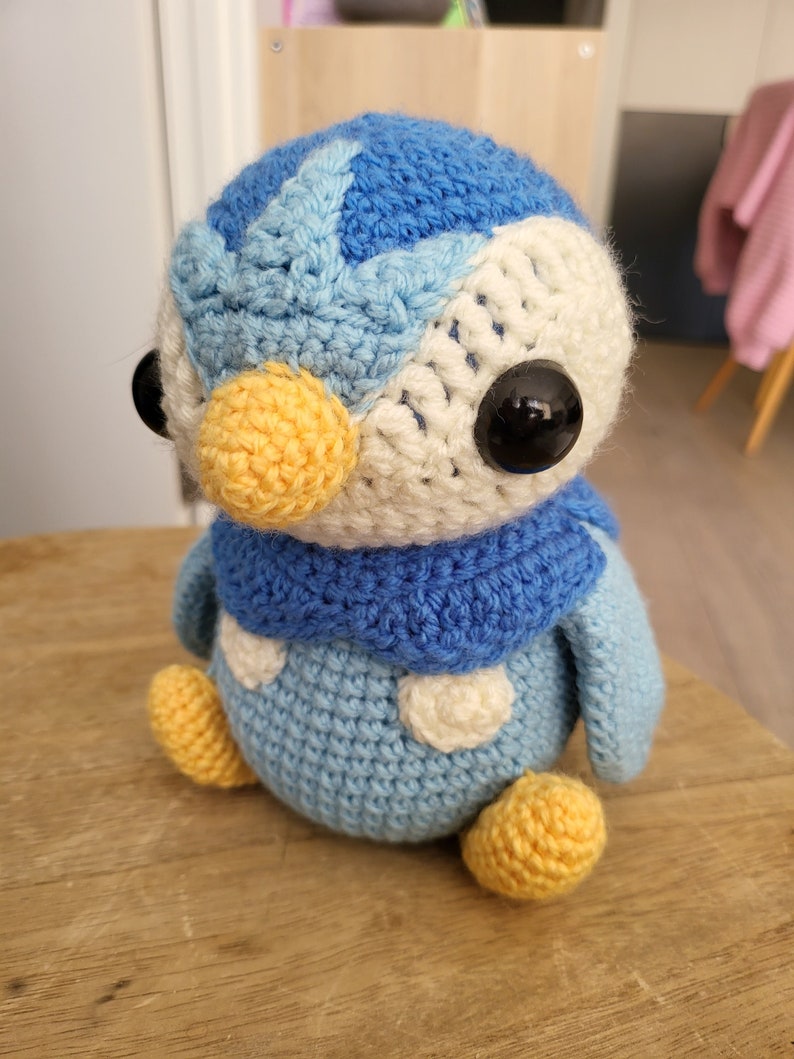 Piplup Inspired Amigurumi Plush Pattern - Etsy
