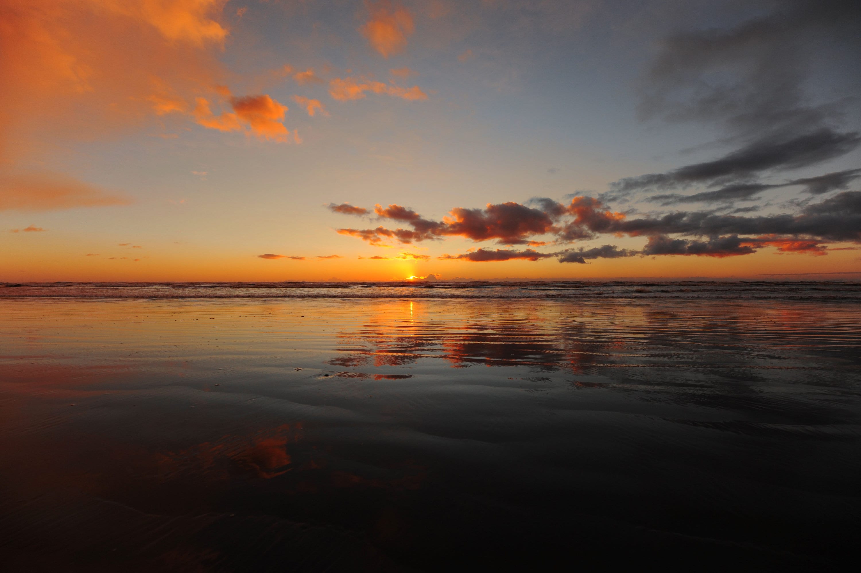 The Reflective Sunset | Ocean Sunset | Pacific Ocean Sunset | Pacific ...