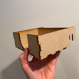 Gridwall Boxes Bins (5.25" Wide Inside) Design File for Laser Cutting 1 ...