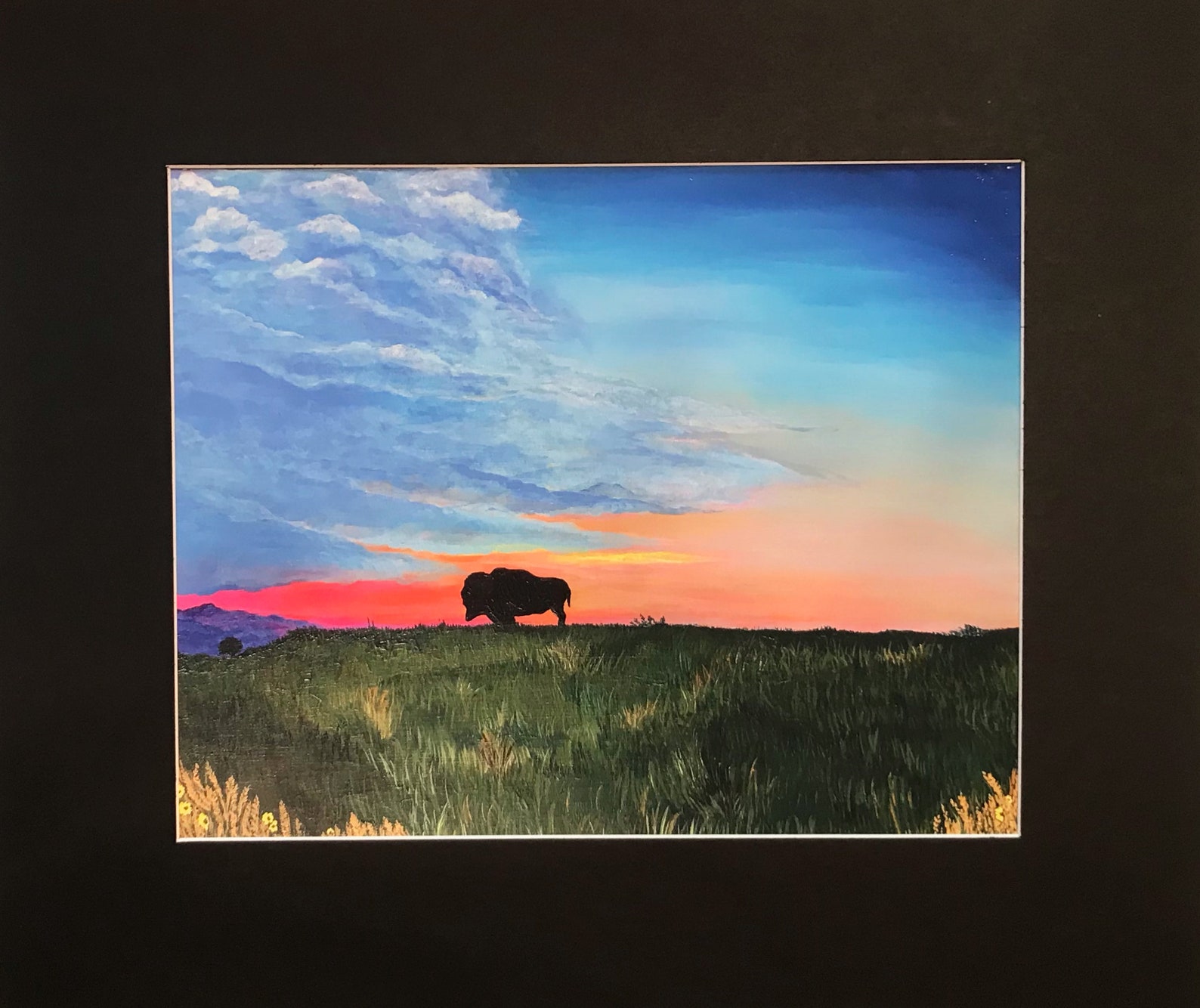 Bison Print - Etsy