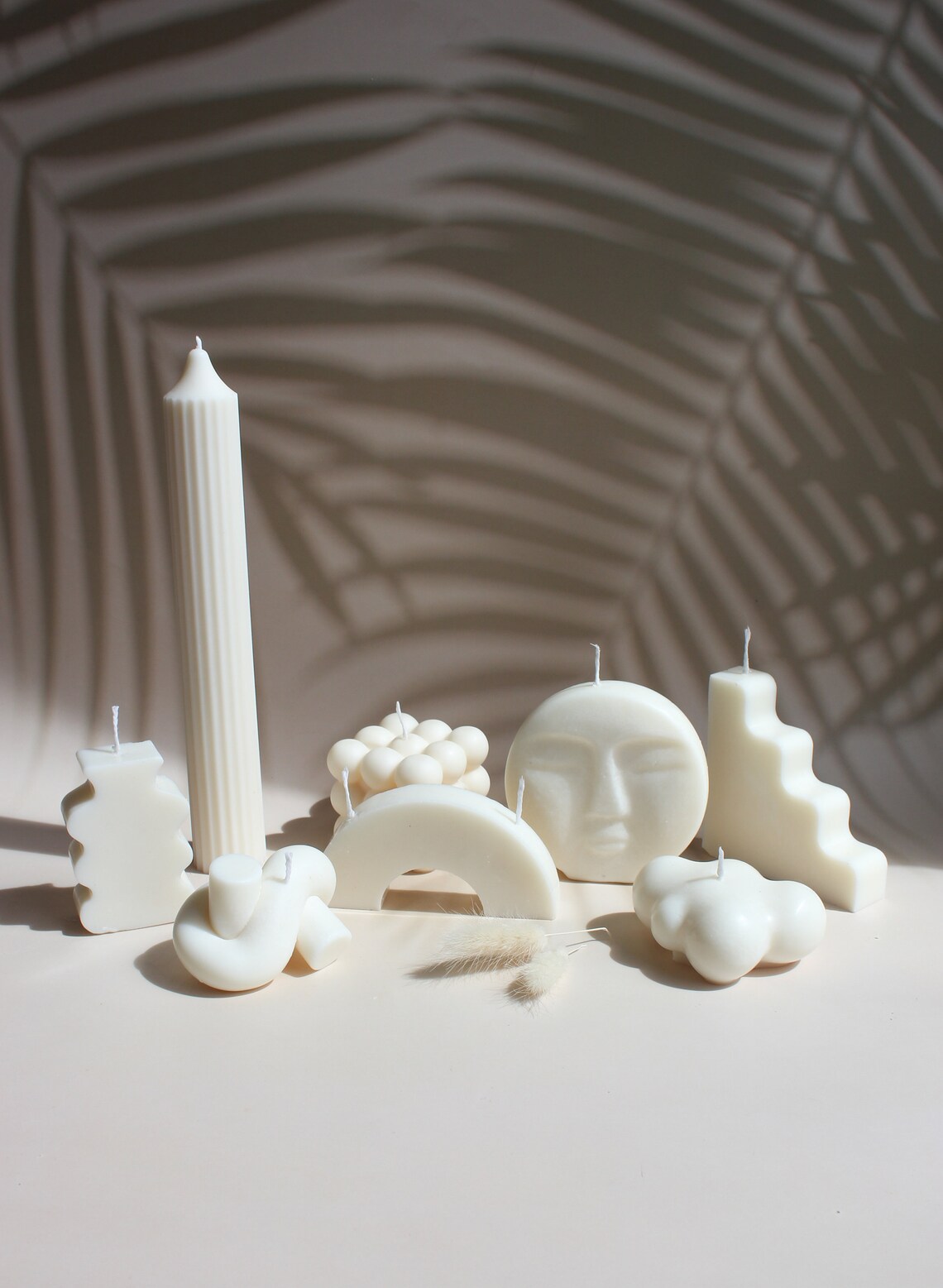 Velas veganas Vela de luna Burbuja Arco iris Nudos | Etsy