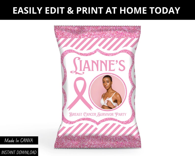 Editable Breast Cancer Survivor Template Bundle Breast Cancer - Etsy