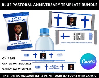 Gold Anniversary Chip Bag, Water Bottle Labels & Candy Bar Wrappers ...