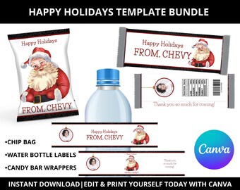 Night Sky Funeral Chip Bag, Water Bottle Labels & Candy Bar Wrappers ...