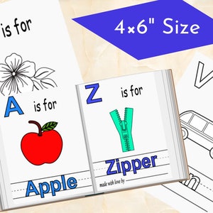 ABC Book Baby Shower Activity / Personalized Alphabet Coloring Book ...