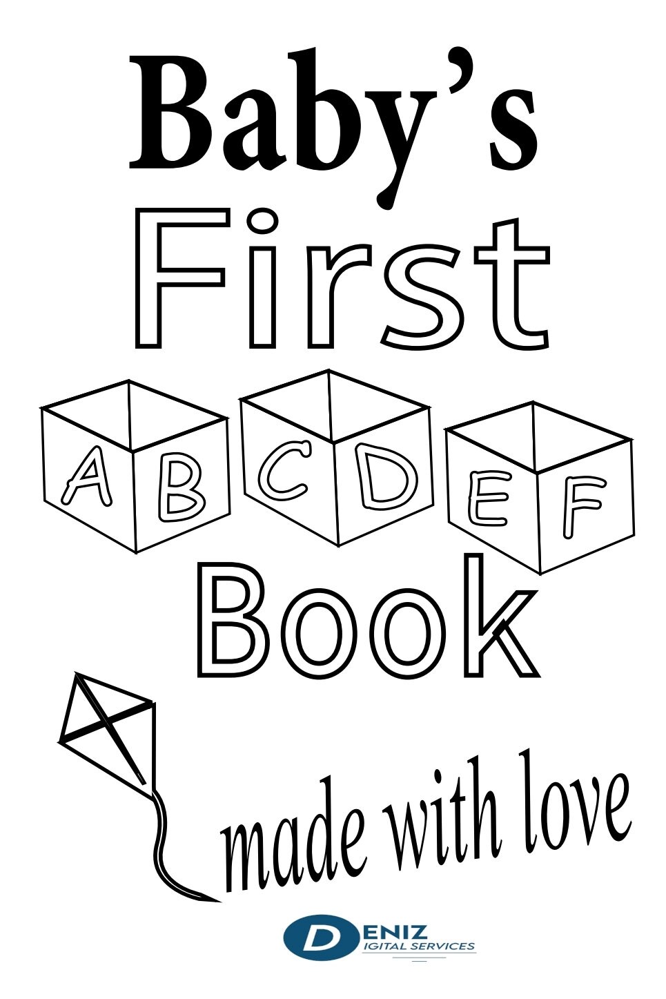 ABC Book Baby Shower Activity / Personalized Alphabet Coloring Book ...