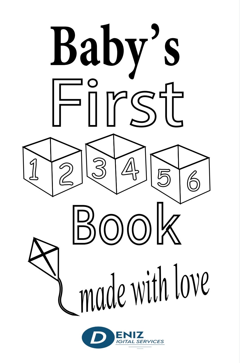 1-20 Numbers Book Baby Shower Activity / Personalized Coloring Book ...