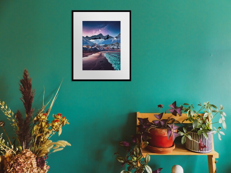 Shooting Star | Poster - Print | Paper Bonding - Etsy