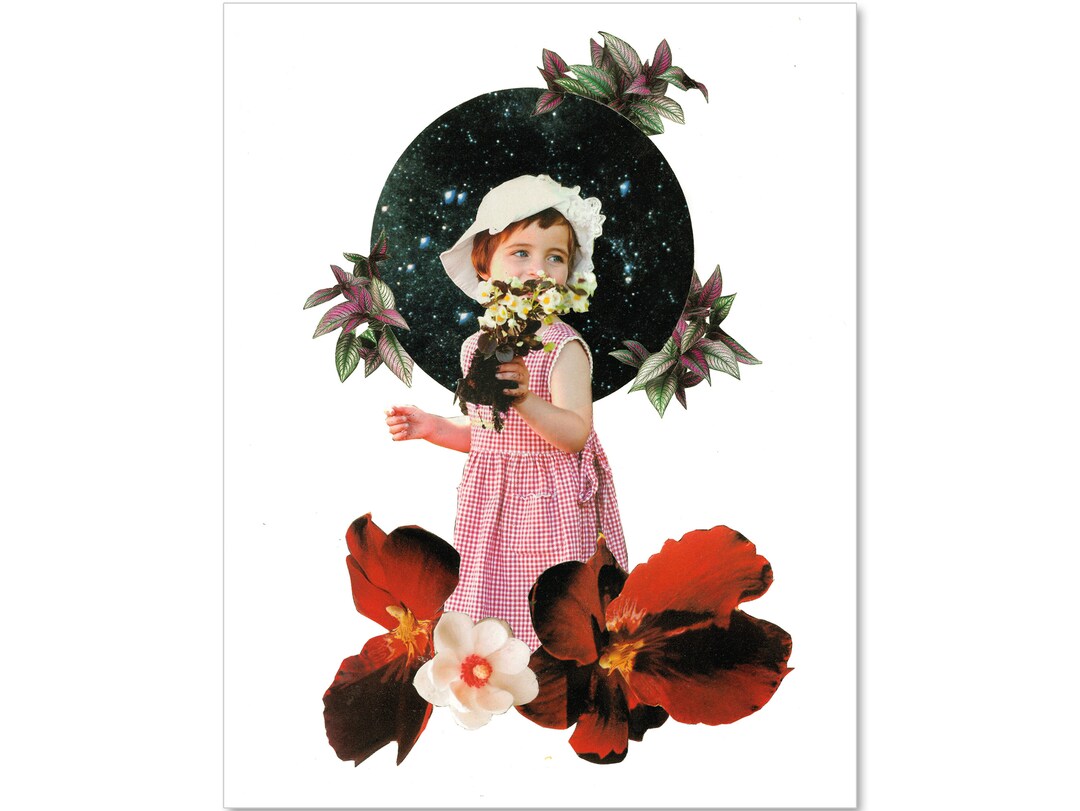 Headspace Poster Print Paper Collage - Etsy
