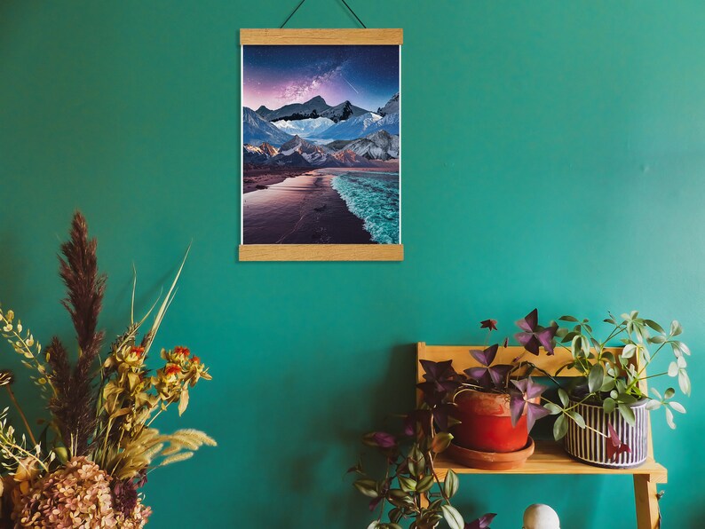 Shooting Star | Poster - Print | Paper Bonding - Etsy