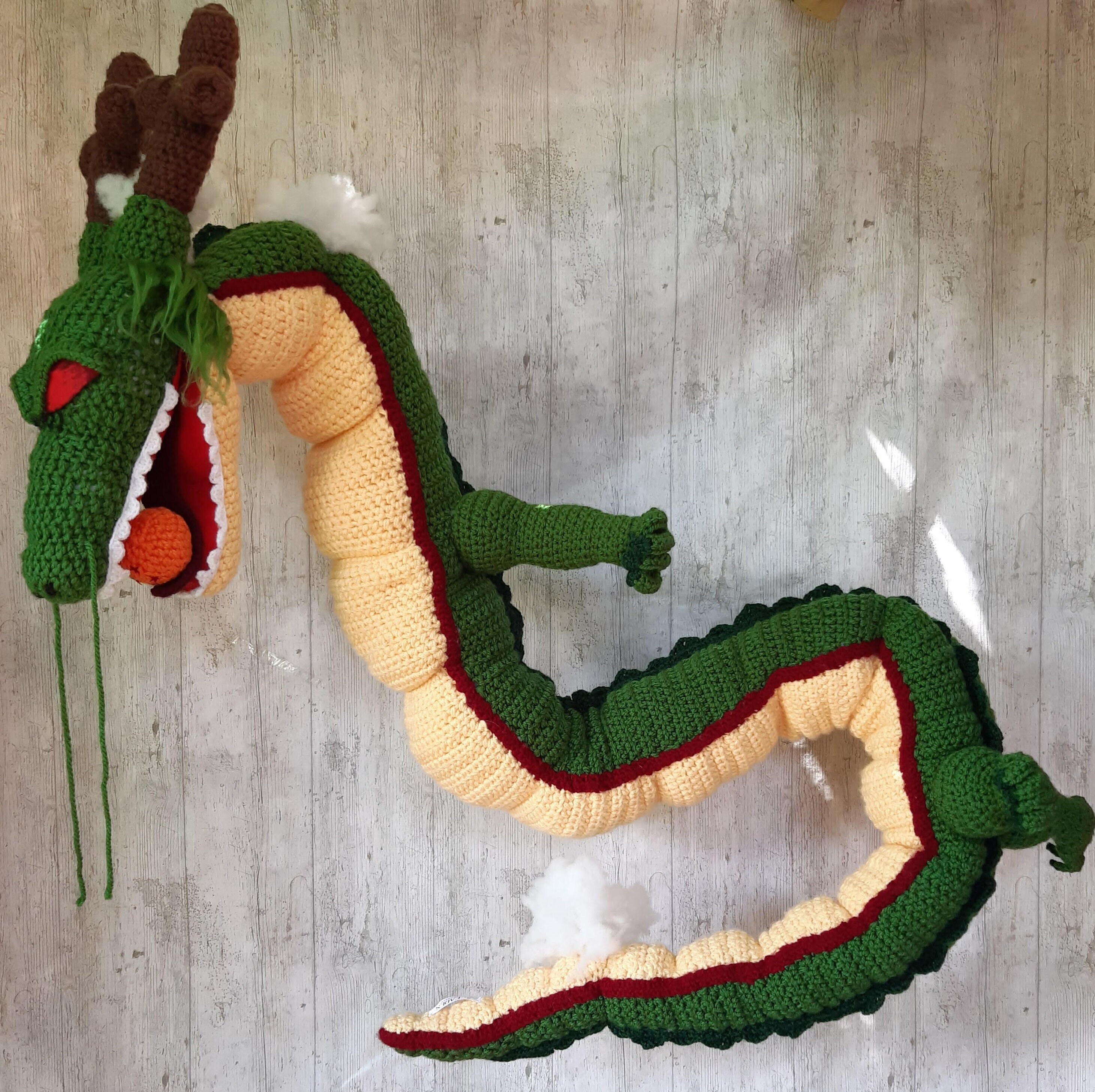 Shenron Dragon XXL Crochet Pattern PDF File ONLY Spanish / Catalan ...
