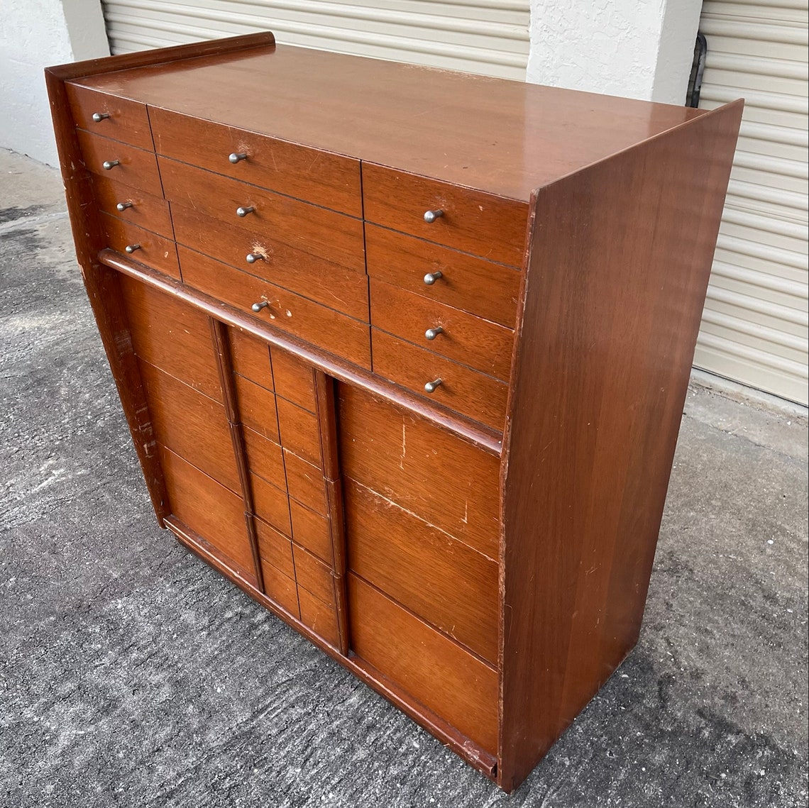 MCM Link Taylor 5 Drawers Chest Dresser Highboy Vintage Furniture Price ...