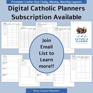 25-26 Catholic Planner - Homeschool Layout - Discs, Liturgical Calendar ...