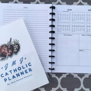 25-26 Catholic Planner - Homeschool Layout - Discs, Liturgical Calendar ...