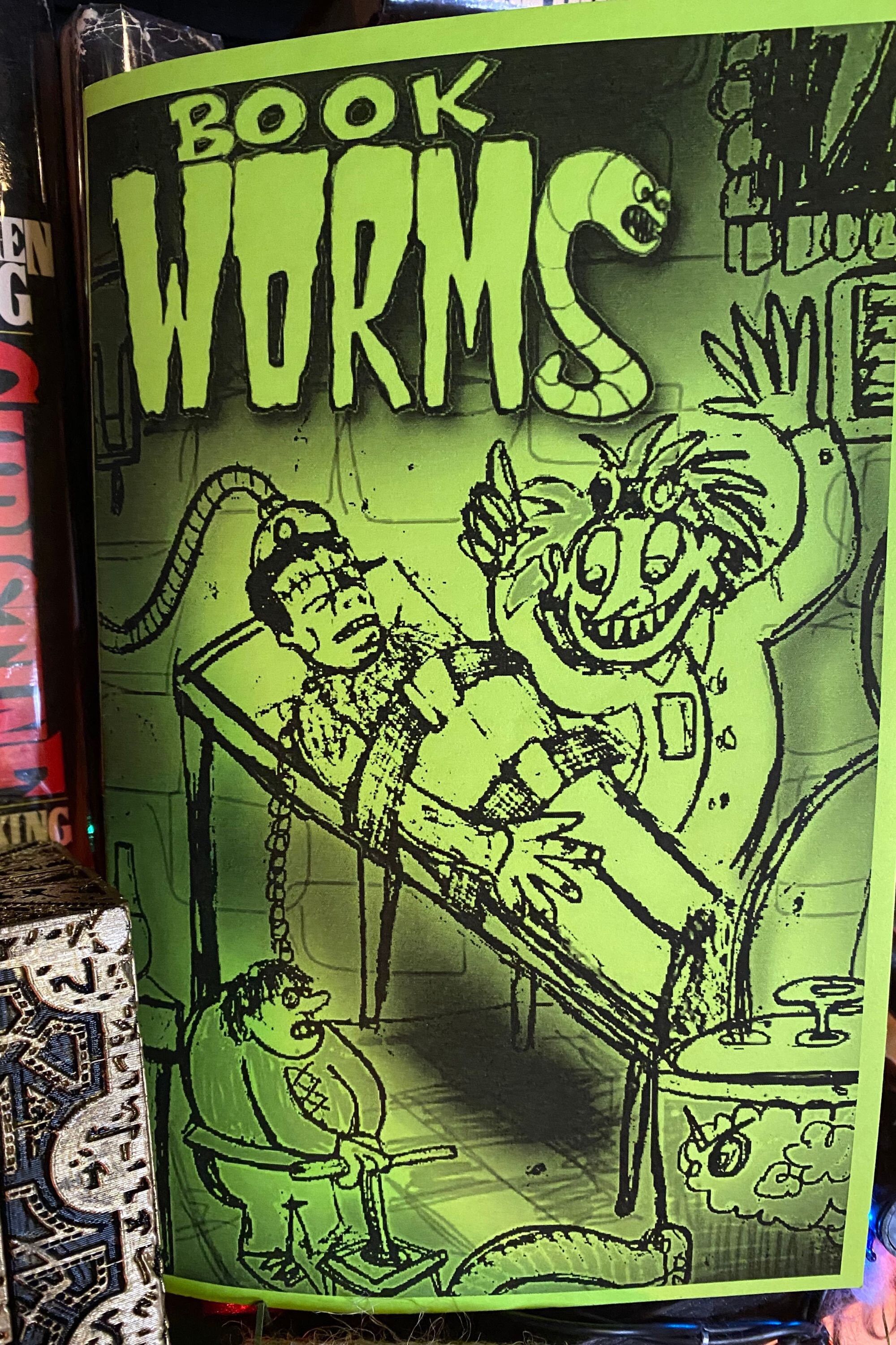 Book Worms. Horror Zine Premiere Issue - Etsy