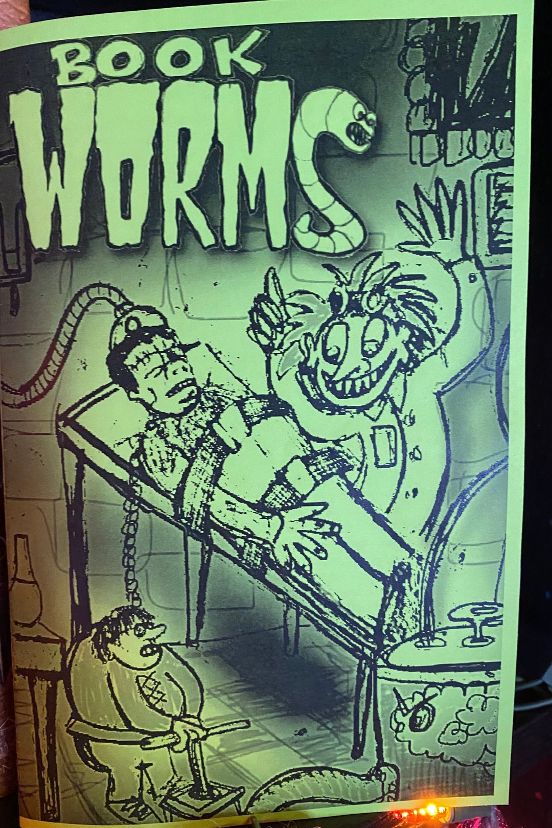 Book Worms. Horror Zine Premiere Issue - Etsy