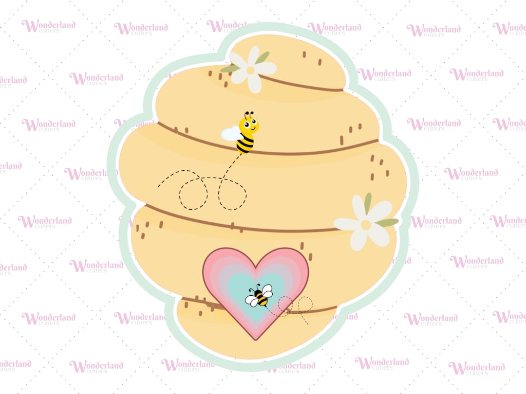 Honey Comb Cookie Cutter Fondant Cutter or Clay Cutter With - Etsy