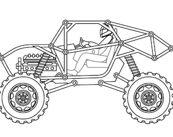 beach buggy racing coloring pages
