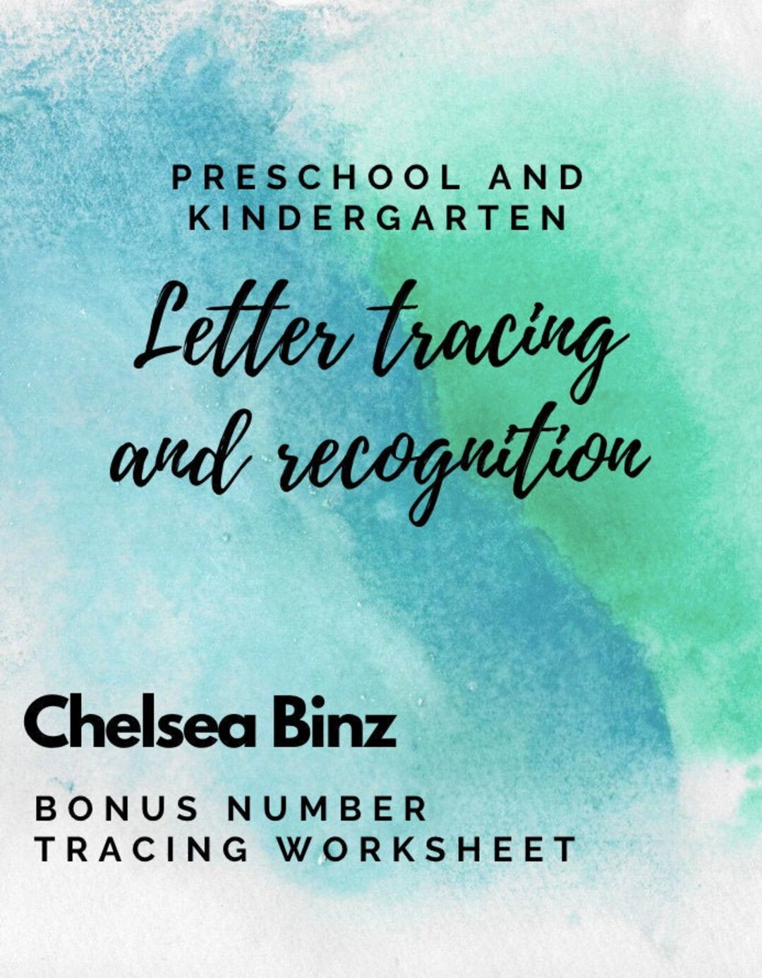 Preschool and Kindergarten Alphabet Tracing and Letter Recognition ...