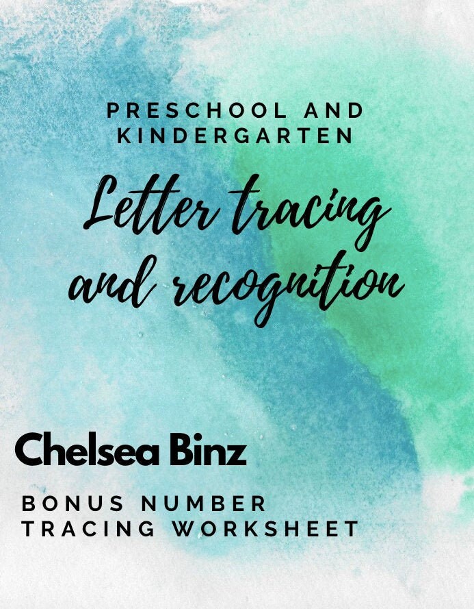Preschool and Kindergarten Alphabet Tracing and Letter Recognition ...