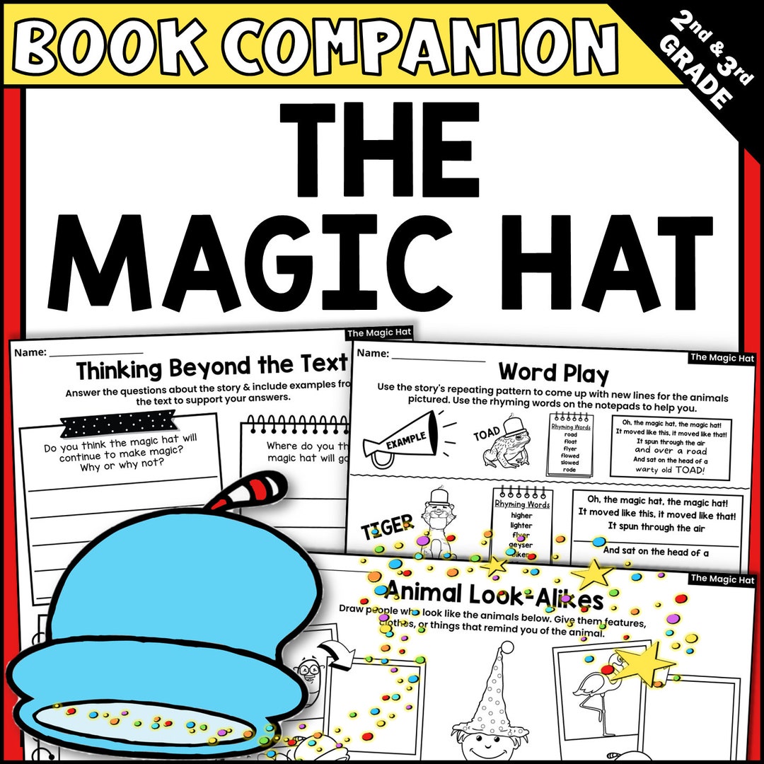 The Magic Hat Interactive Read-aloud Activities and Book Companion - Etsy
