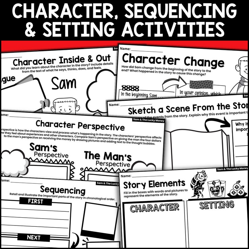 Sam and the Lucky Money Interactive Read-aloud Activities and Book ...