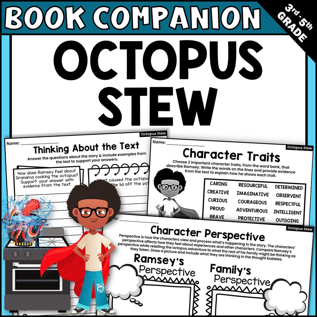 Octopus Stew by Eric Velasquez Read-aloud Activities and Book Companion ...