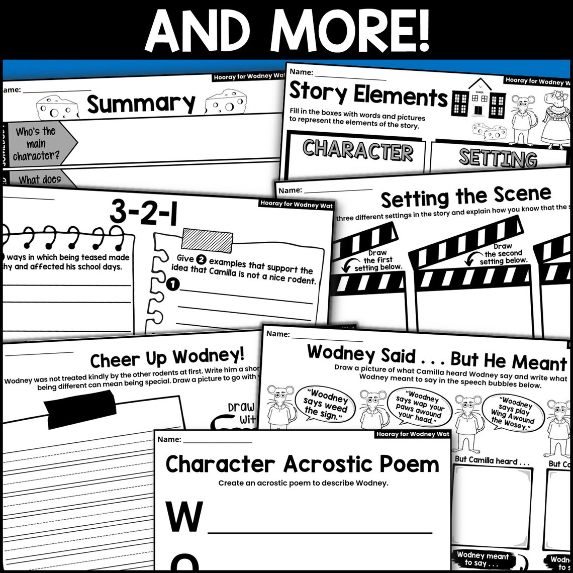 Hooway for Wodney Wat Interactive Read-aloud Activities and Book ...