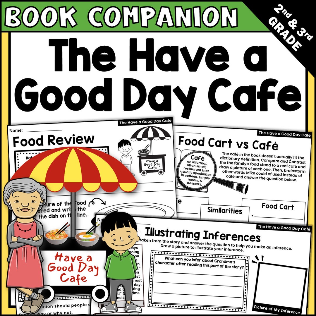 The Have a Good Day Café Interactive Read-aloud Activities and Book ...