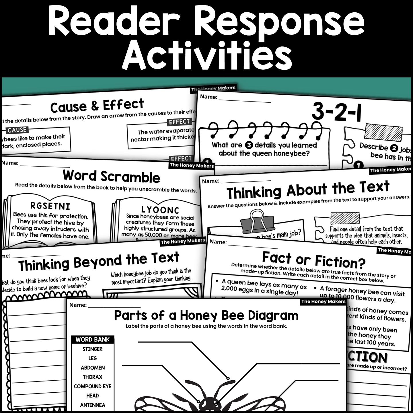 The Honey Makers by Gail Gibbons Interactive Read-aloud Activities and ...