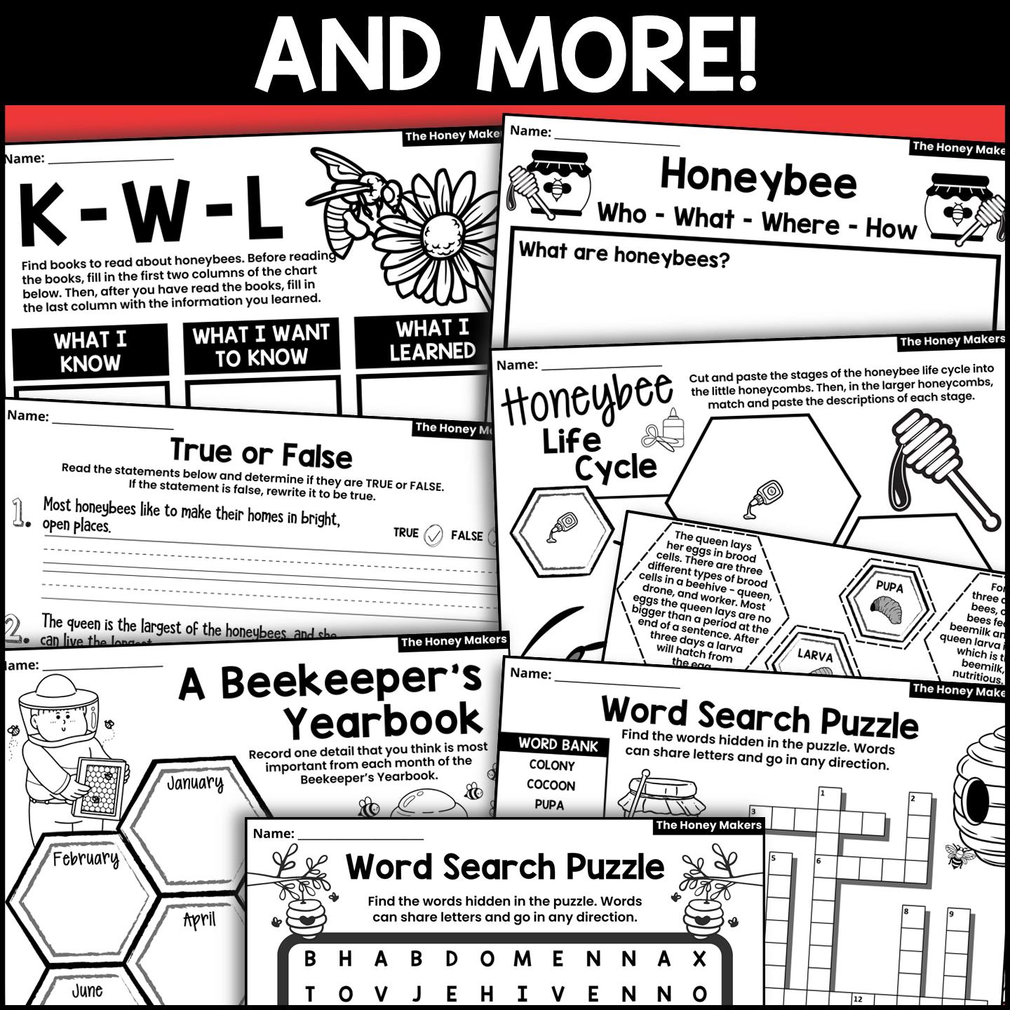 The Honey Makers by Gail Gibbons Interactive Read-aloud Activities and ...