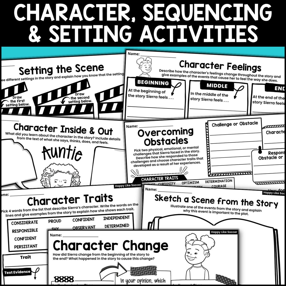 Happy Like Soccer Interactive Read-aloud Activities and Book Companion ...