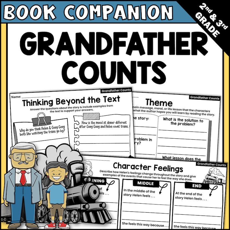 Grandfather Counts Read Aloud Book Companion Activities - Etsy