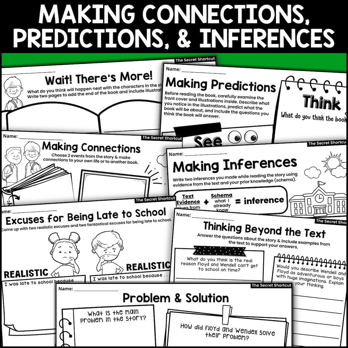 The Secret Shortcut Interactive Read-aloud Activities and Book ...