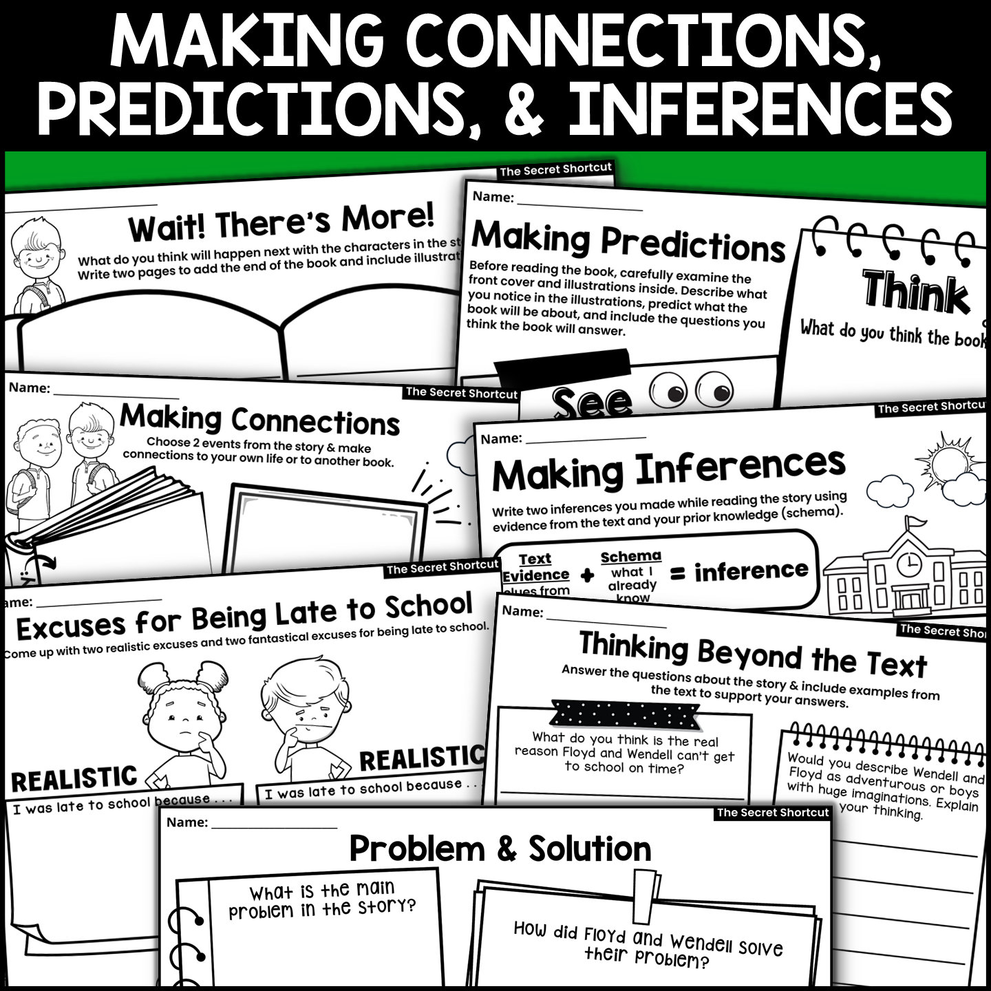 The Secret Shortcut Interactive Read-aloud Activities and Book ...