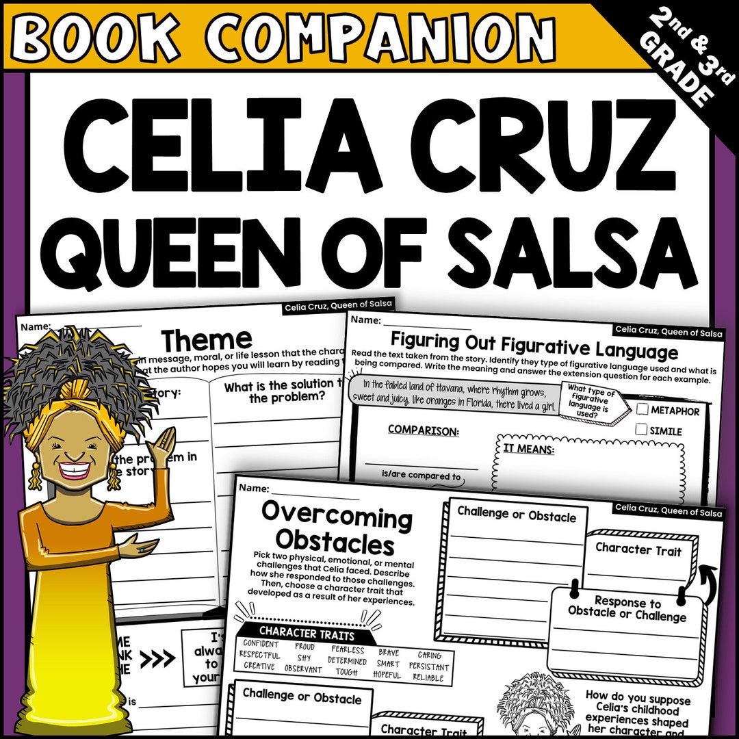 Celia Cruz, the Queen of Salsa Read-aloud Book Companion Activities - Etsy