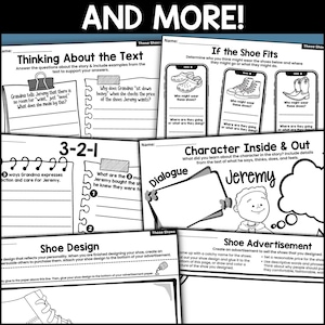 Those Shoes, by Maribeth Boelts Interactive Read-aloud Activities and ...