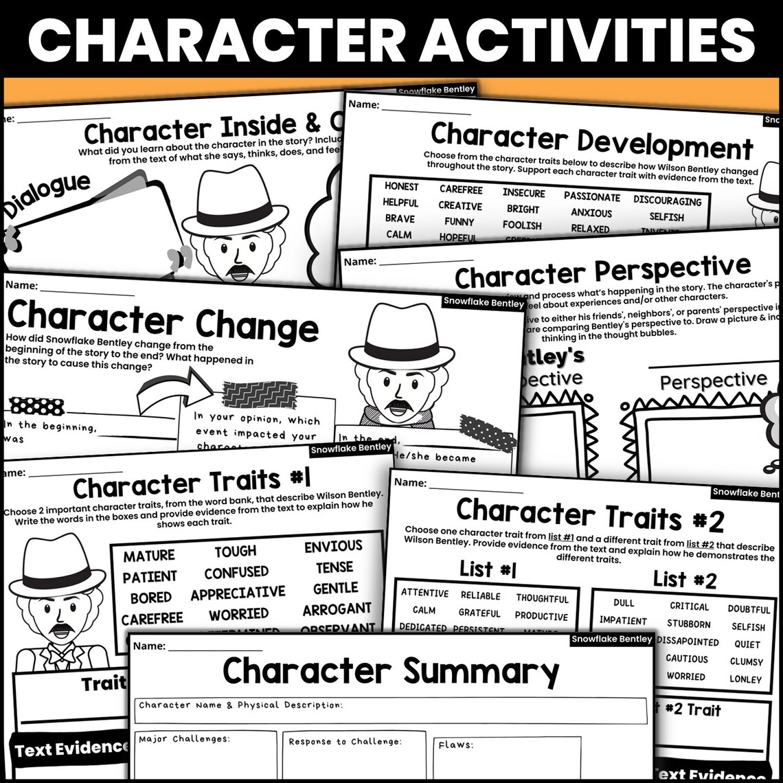 Snowflake Bentley Read-aloud Book Companion Activities - Etsy