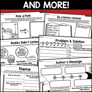 Listen Buddy Interactive Read-aloud Activities and Book Companion - Etsy