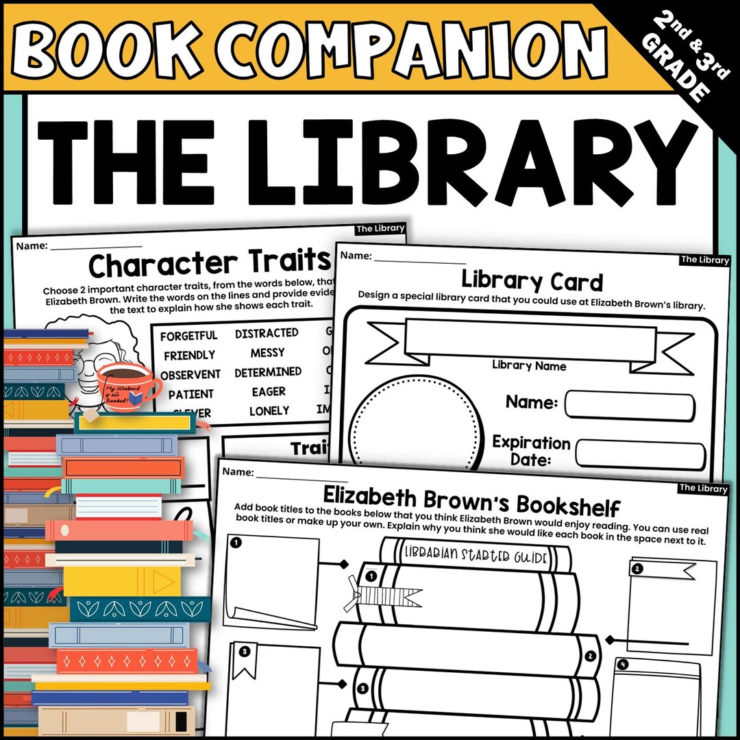 The Library Interactive Read-aloud Activities and Book Companion - Etsy