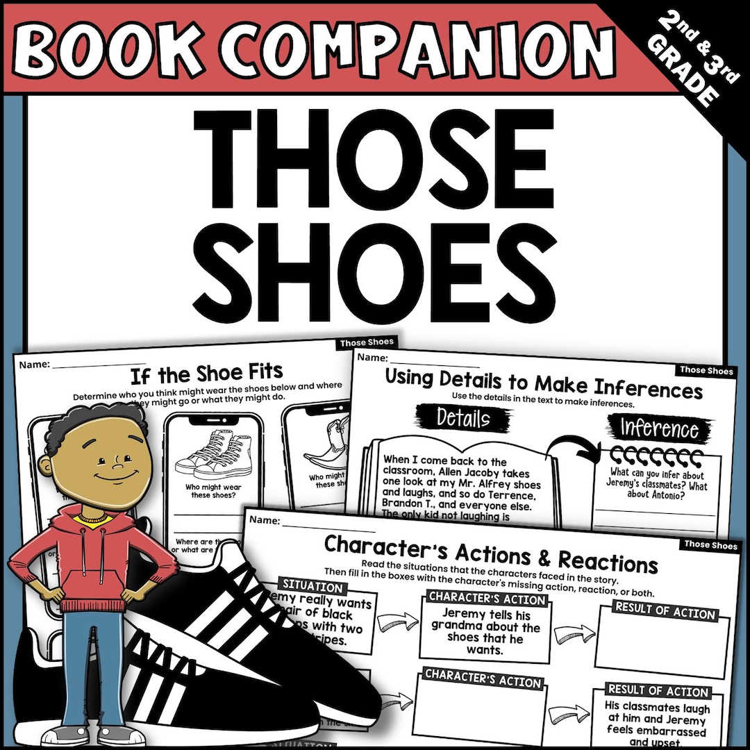 Those Shoes, by Maribeth Boelts Interactive Read-aloud Activities and ...
