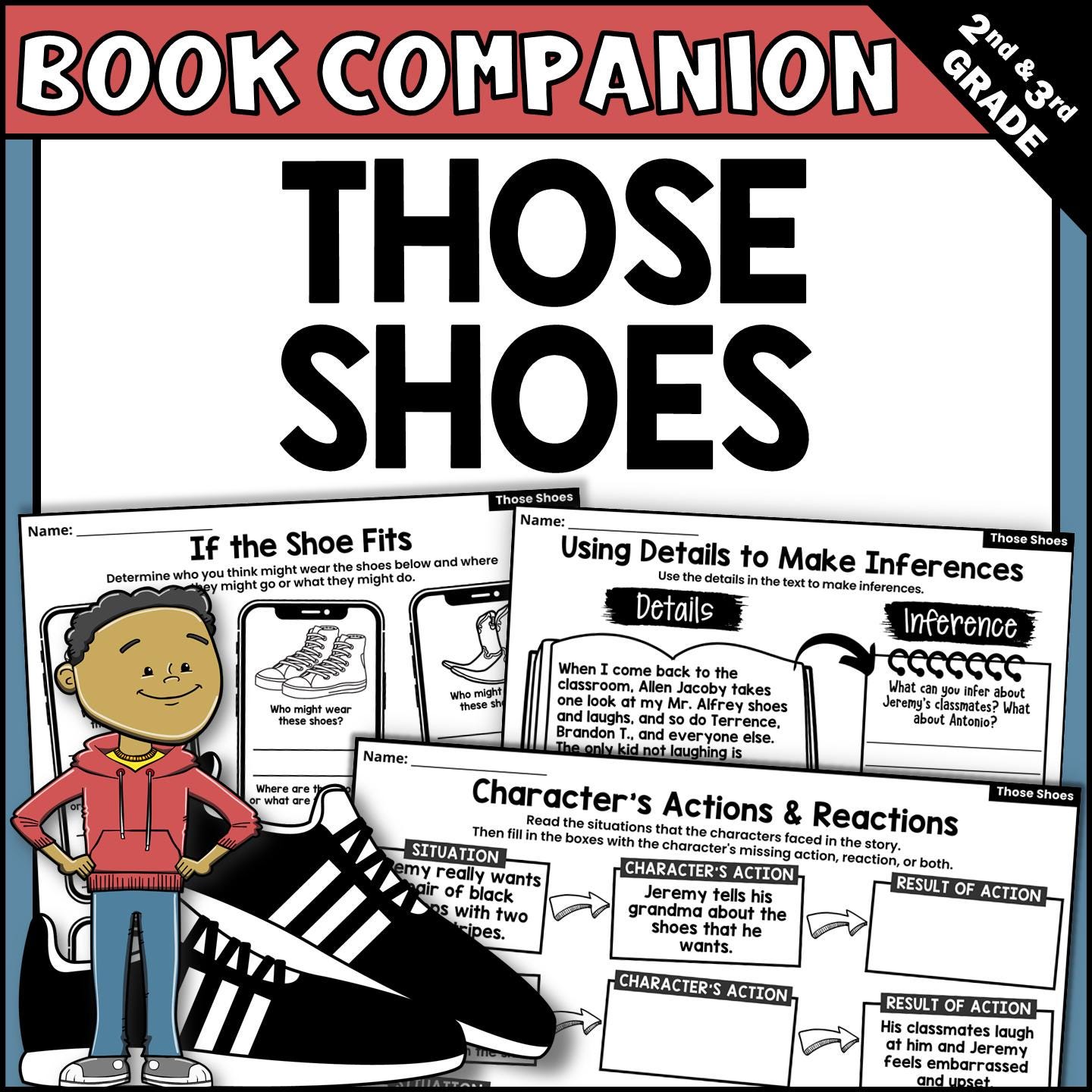 Those Shoes, by Maribeth Boelts Interactive Read-aloud Activities and ...