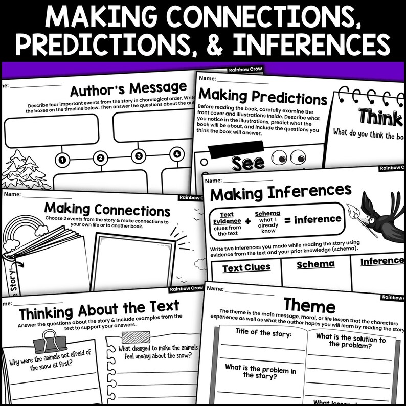 Rainbow Crow Interactive Read-aloud Activities and Book Companion - Etsy