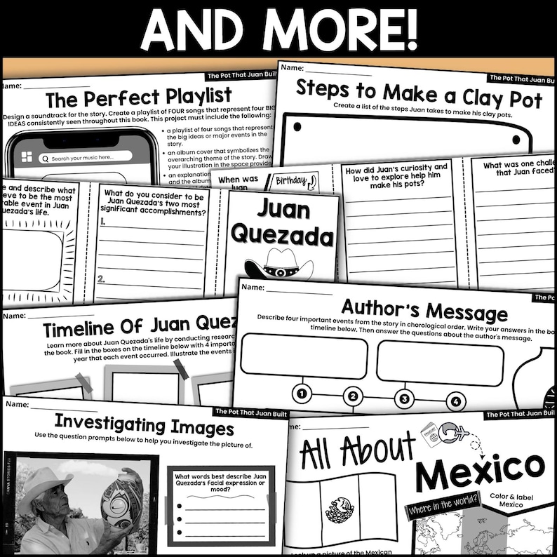 The Pot That Juan Built Interactive Read-aloud Activities and Book ...