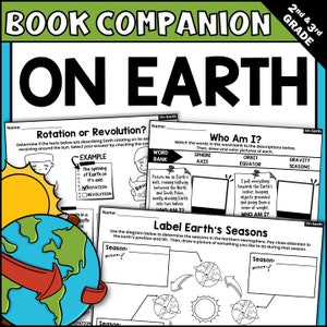 On Earth Interactive Read-aloud and Book Companion Activities - Etsy