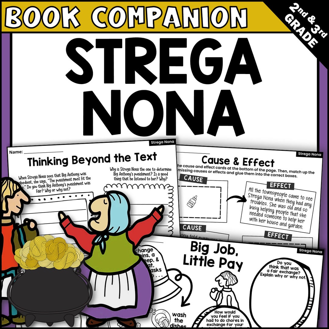 Strega Nona by Tomie Depaola Read-aloud Activities and Book Companion ...
