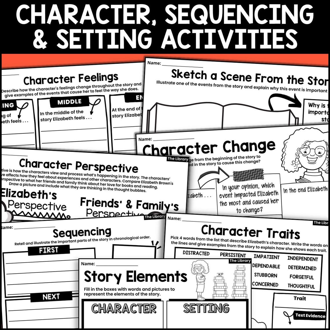 The Library Interactive Read-aloud Activities and Book Companion - Etsy