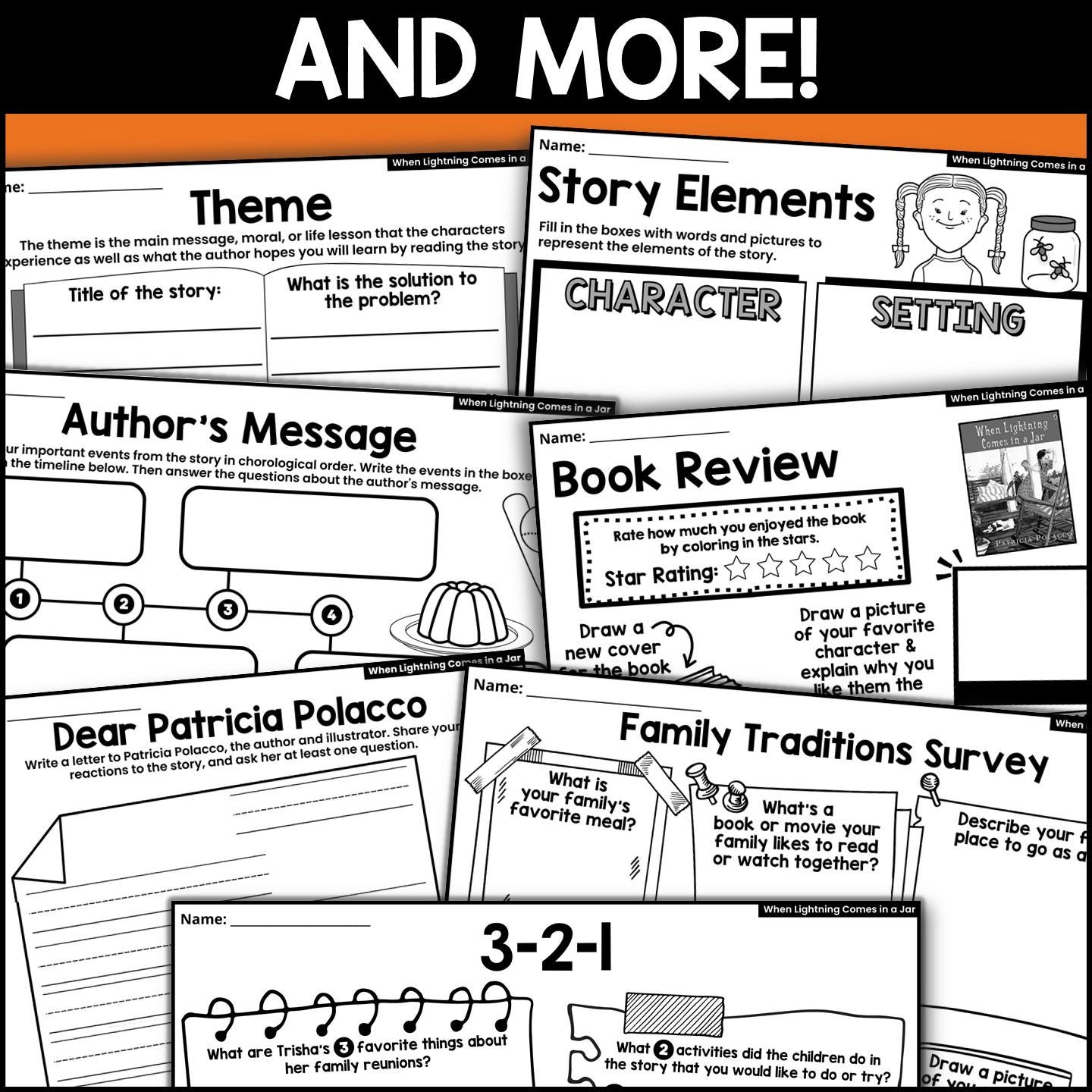 When Lightning Comes in a Jar by Patricia Polacco Interactive Read ...